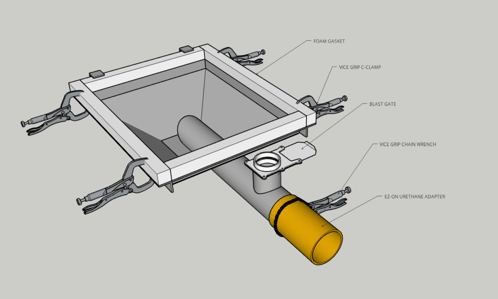 Railcar Hopper Adapter Pan - US Systems