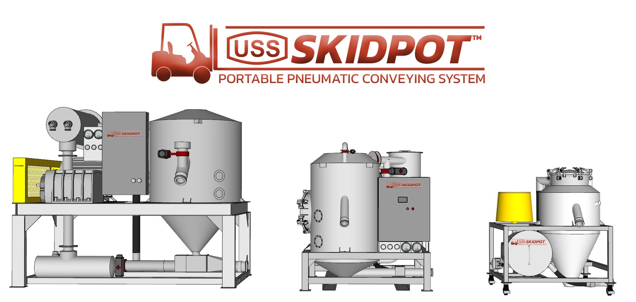US Systems SkidPot™ Portable Pneumatic Conveyor Lineup - US Systems
